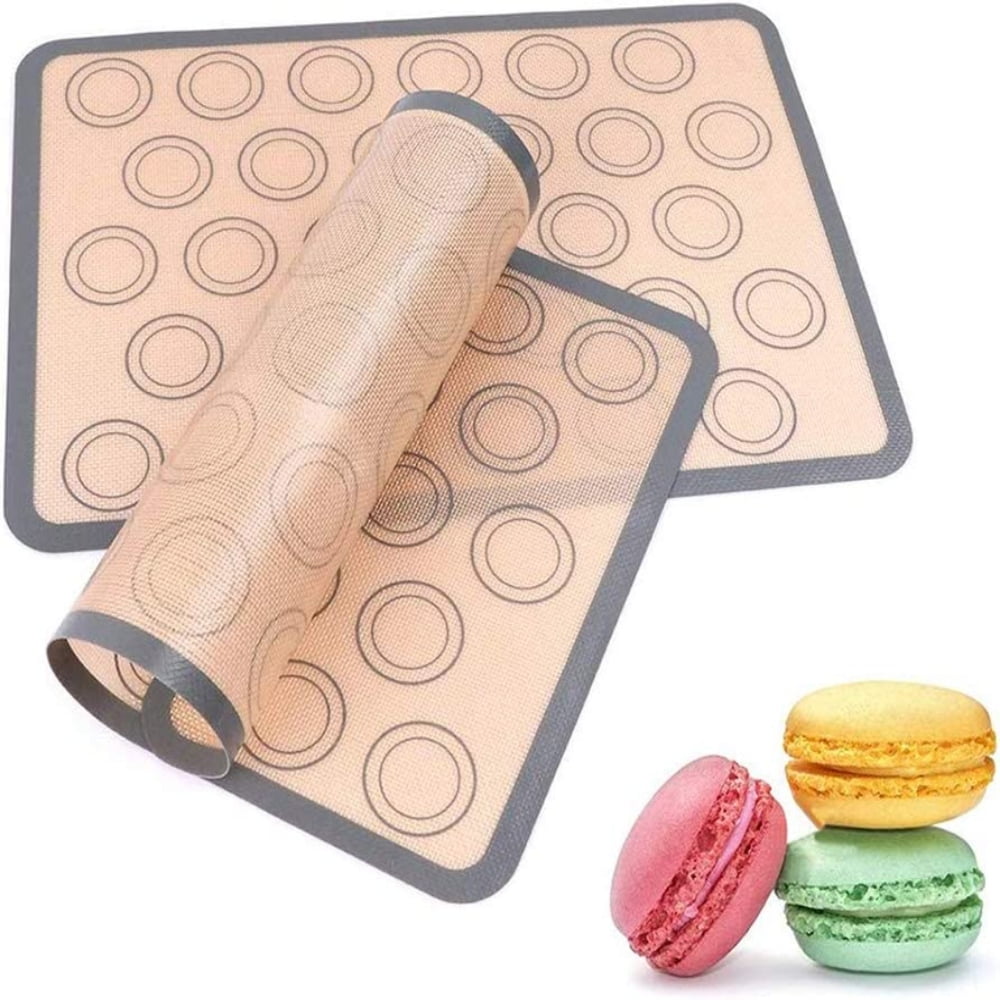 PEACNNG Macaron Silicone Baking Mat Non-Stick Silicon Macaroon Baking ...