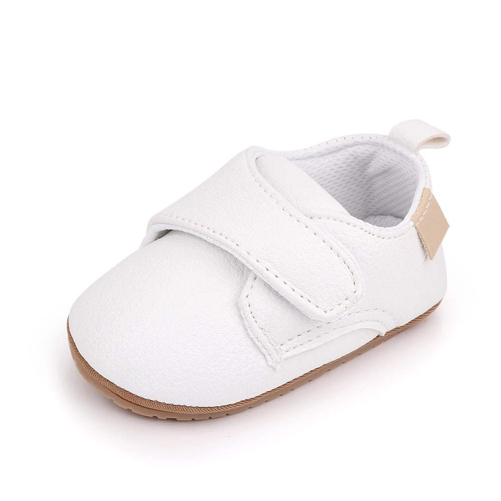 PEACNNG Newborn Baby Shoes Baby Boy Girl Shoes Classic Leather Rubber ...