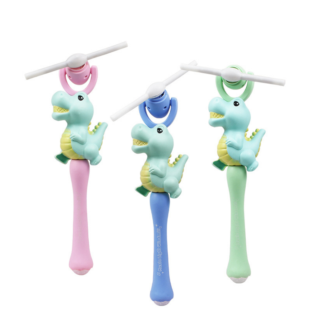 PEACNNG Novelty Glow In The Dark LED Light Up Windmill Colorful Musical ...