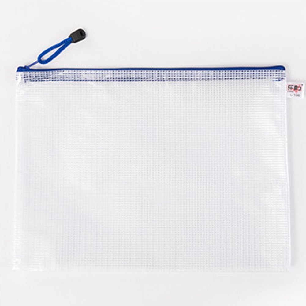 PEACNNG Office supplies A4 canvas PVC mesh clear organizer case ...