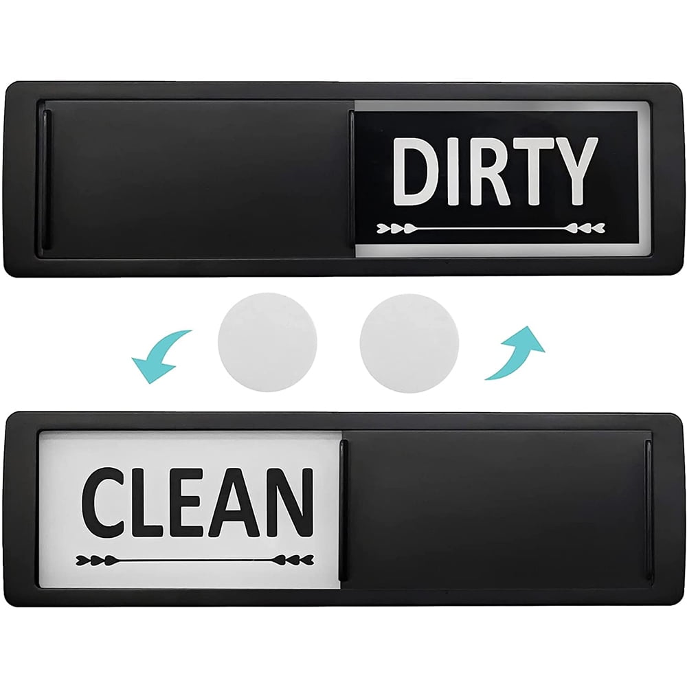 PEACNNG Premium Clean Dirty Dishwasher Magnet Sign, New Large Slide ...