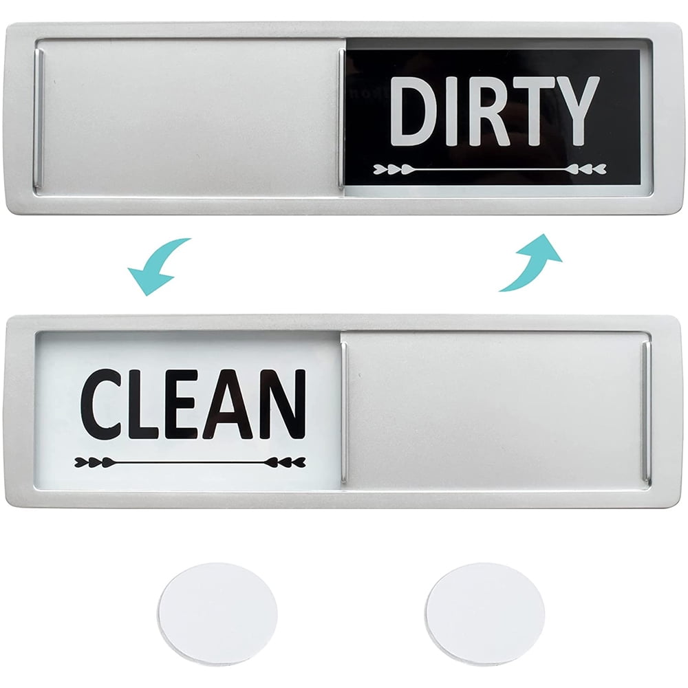 PEACNNG Premium Clean Dirty Dishwasher Magnet Sign, New Large Slide ...