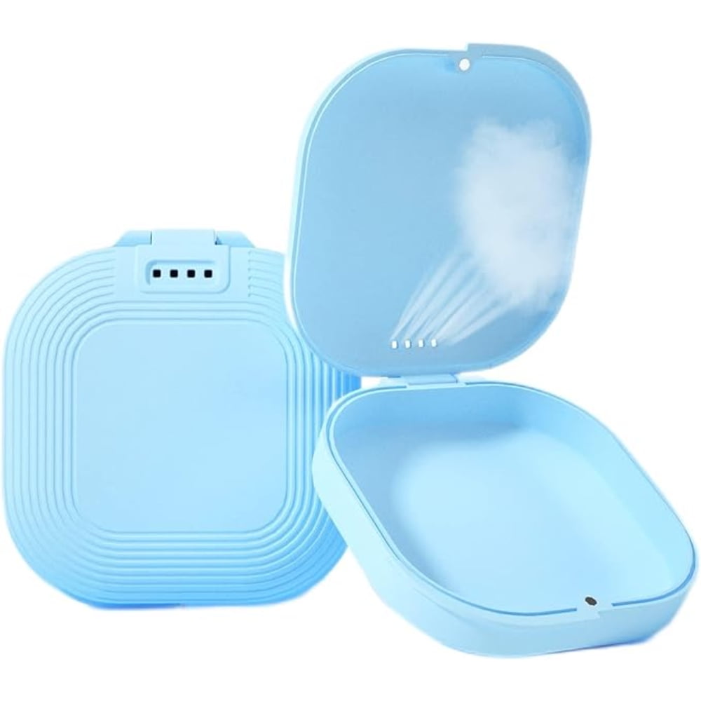 PEACNNG Retainer storage box Case, Slim Aligner Case with Vent Holes ...