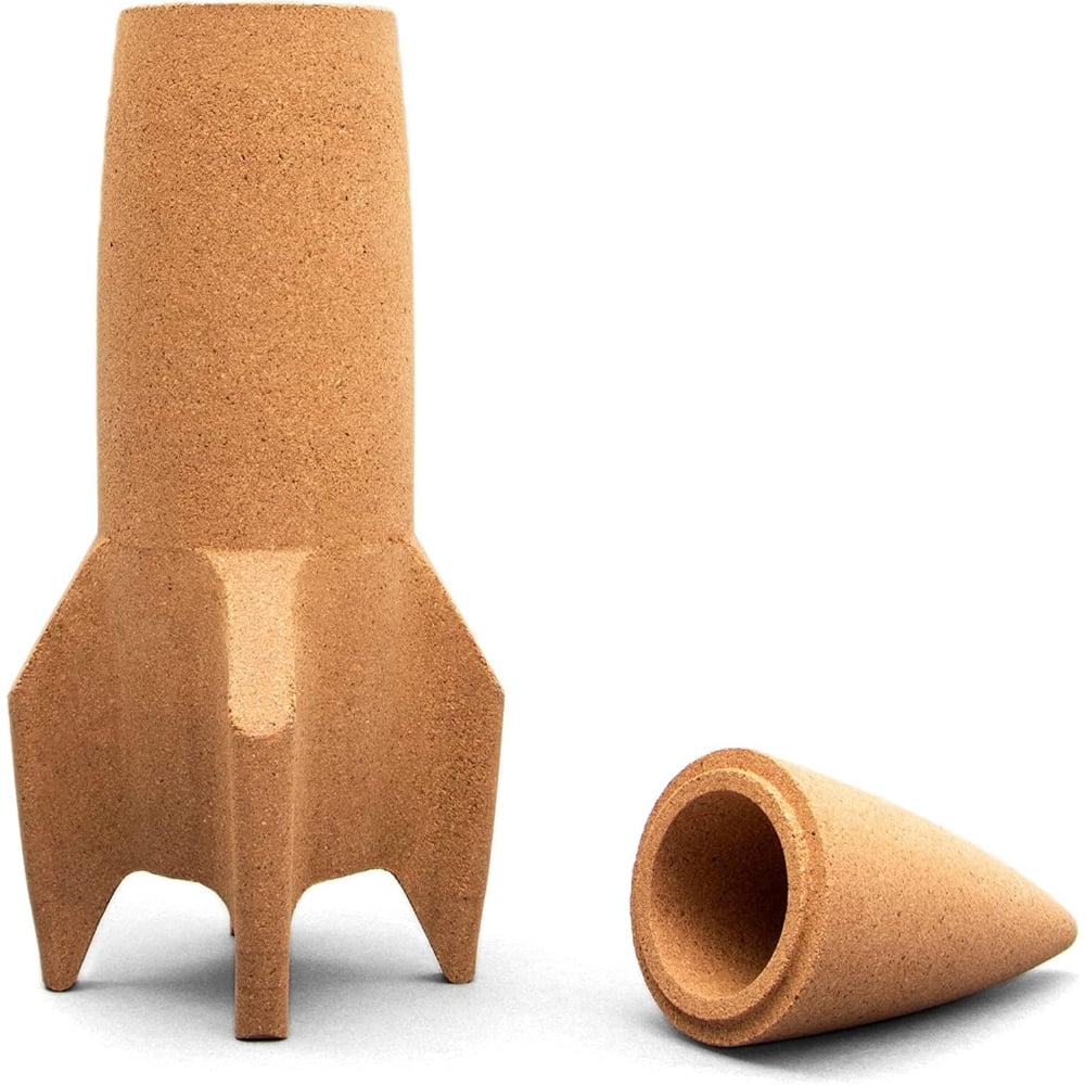 PEACNNG Rocket Cork Pen Holder for Desk, Office Storage Box Accessories ...