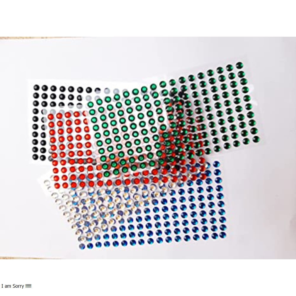 PEACNNG Self-Adhesive Stone Stickers for Art and Craft Activity For ...