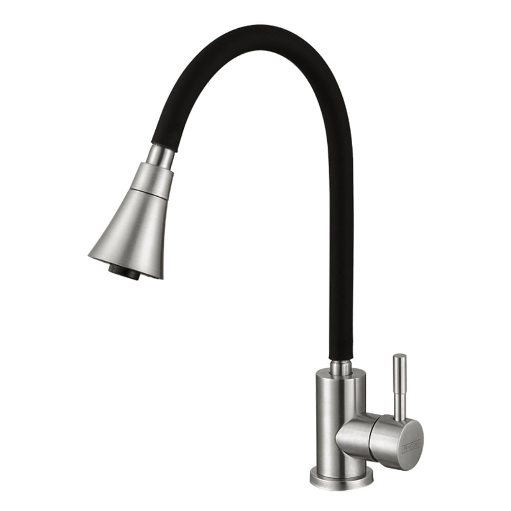 PEACNNG Silica Gel Nose Any Direction Rotating Kitchen Faucet Cold and ...