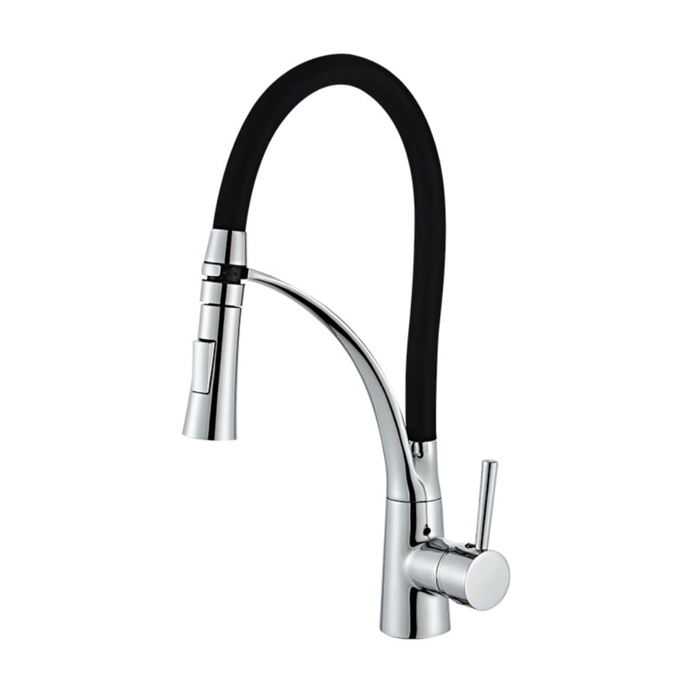PEACNNG Silica Gel Nose Any Direction Rotating Kitchen Faucet Cold and ...