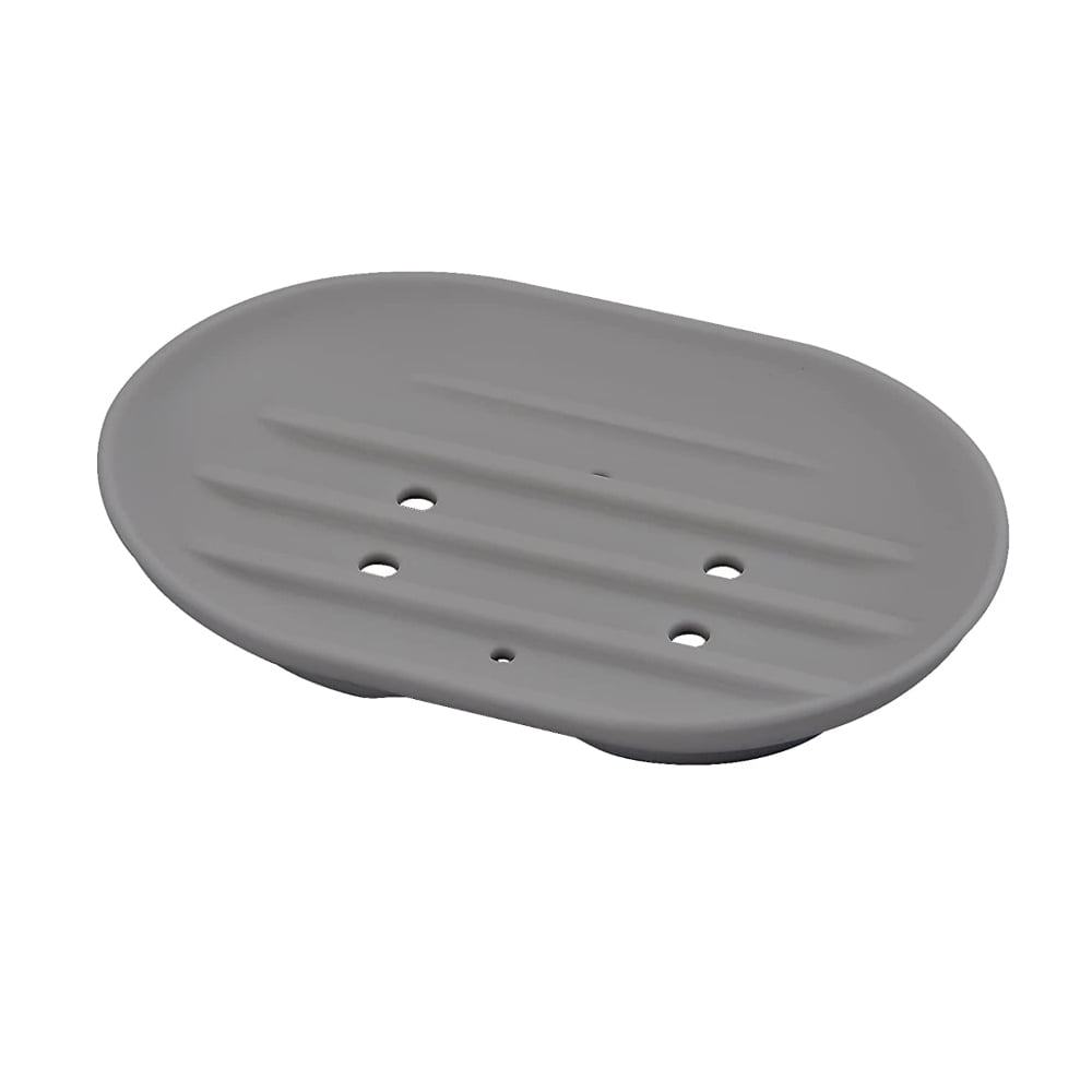 PEACNNG Silicone Soap Dishes, Oval Soap Dish with Drainage, Soap Tray ...