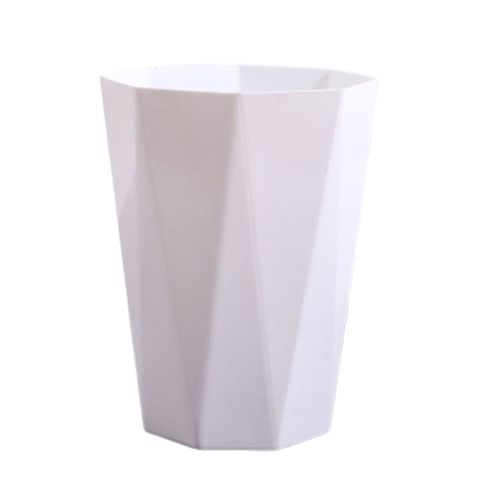 PEACNNG Small Minimalist Diamond-Shaped Trash Can - Sleek and ...