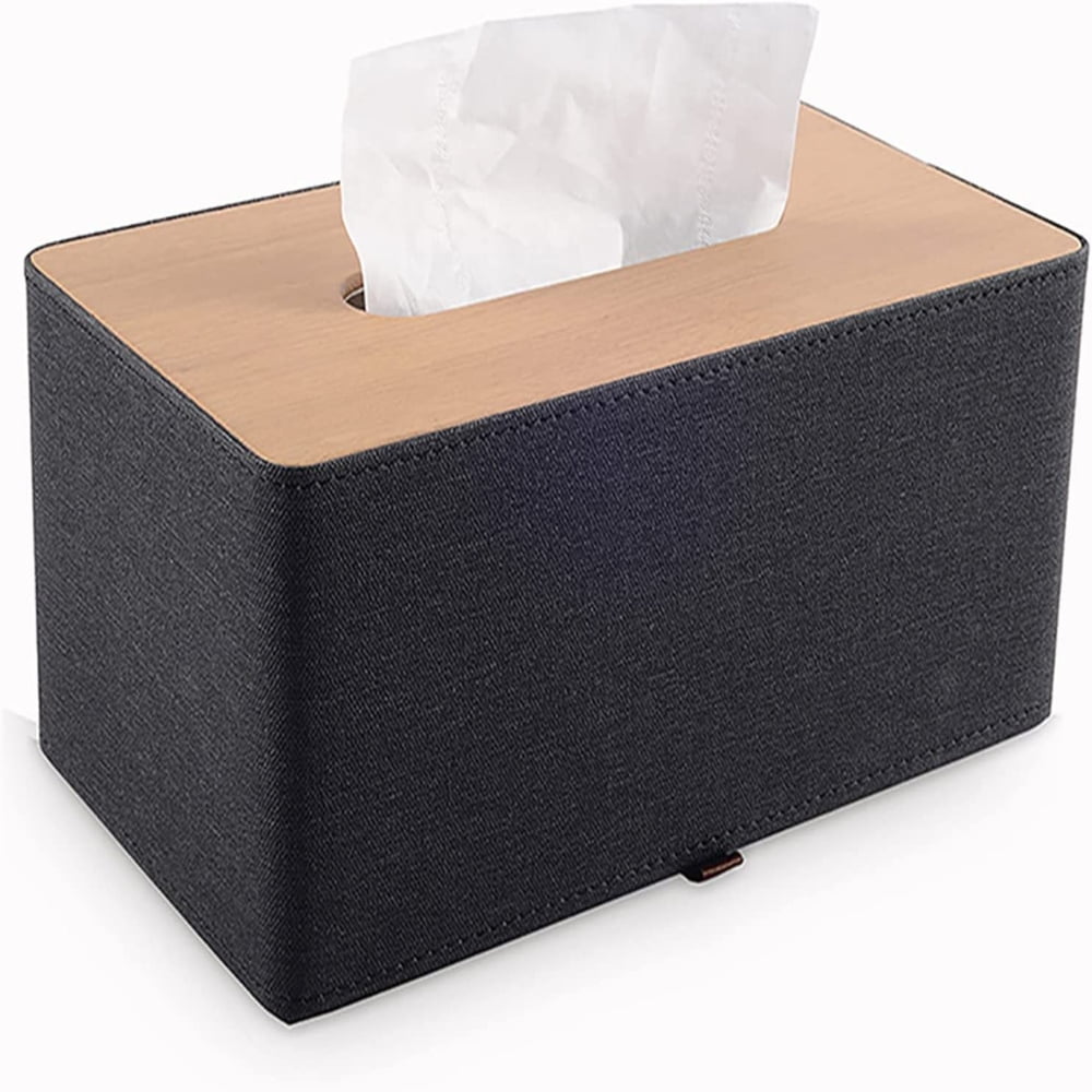 PEACNNG Tissue Box Cover Box Holder Tissue Dispenser Home Office ...