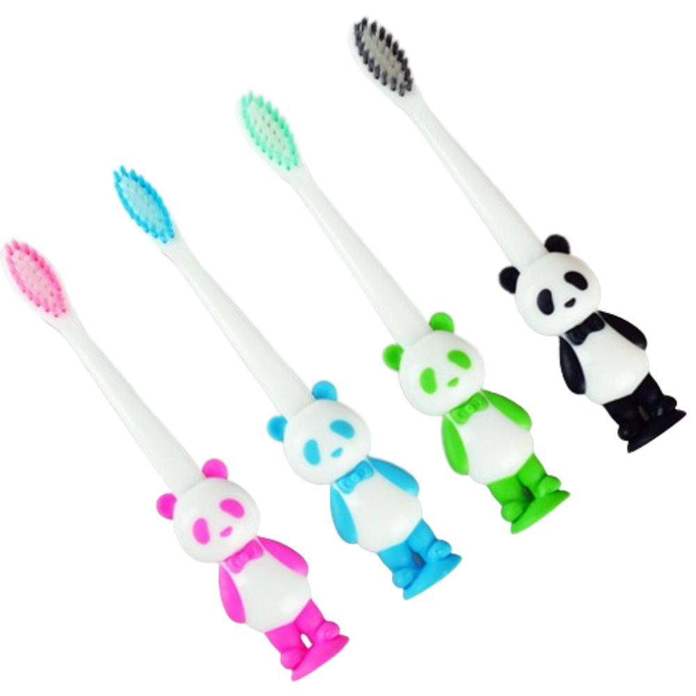 PEACNNG Toothbrush Toiletries Children Injection Panda Toothbrush ...