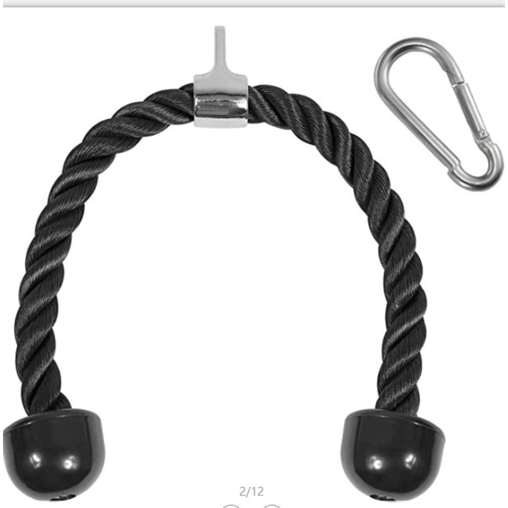 PEACNNG Tricep Rope Cable Attachment, Biceps Pull Rope Press Down ...