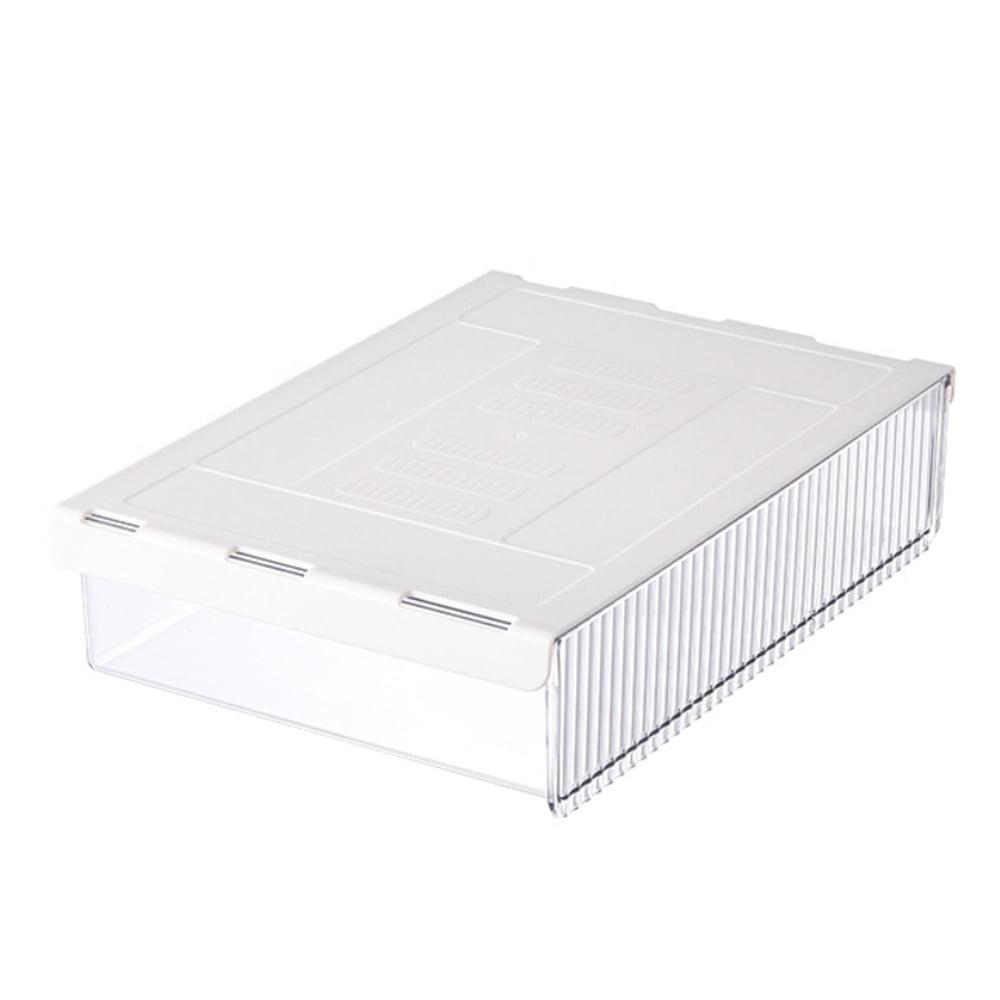 PEACNNG Under Desk Storage Drawer, Self-Adhesive Drawer Organizer ...