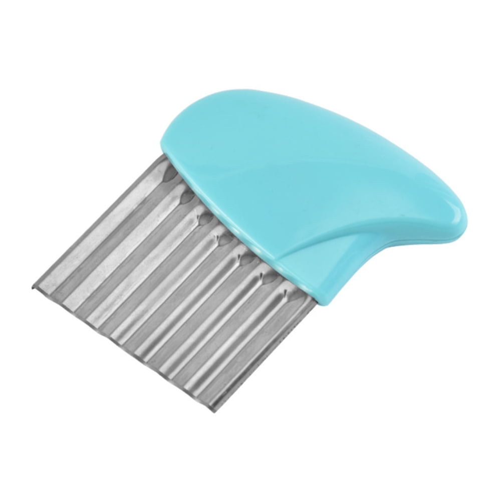 PEACNNG Vegetable Potato Carrot Wavy Cutter Potato Chips Stainless ...