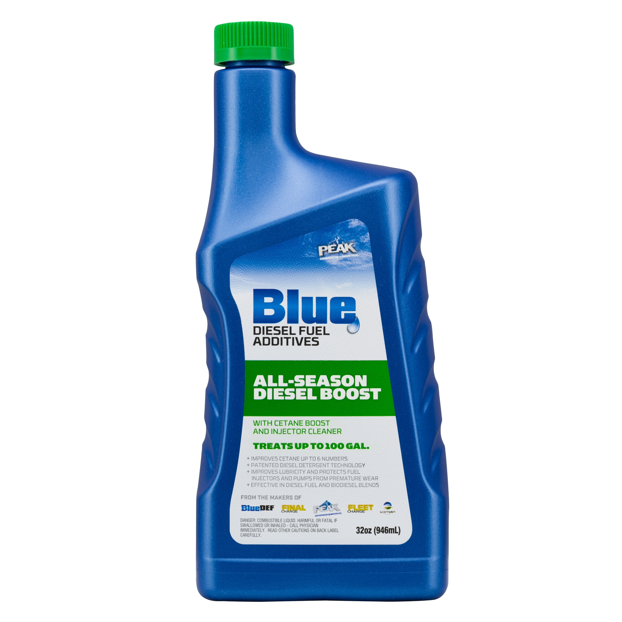 PEAK Blue 32 Ounce Liquid All Season Cetane & Mileage Booster for ...