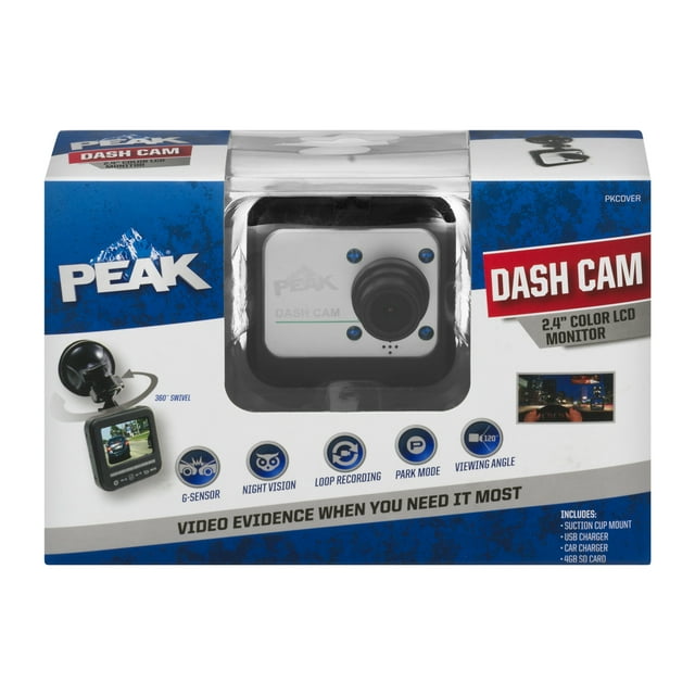 PEAK Dash Cam, 1.0 CT - Walmart.com