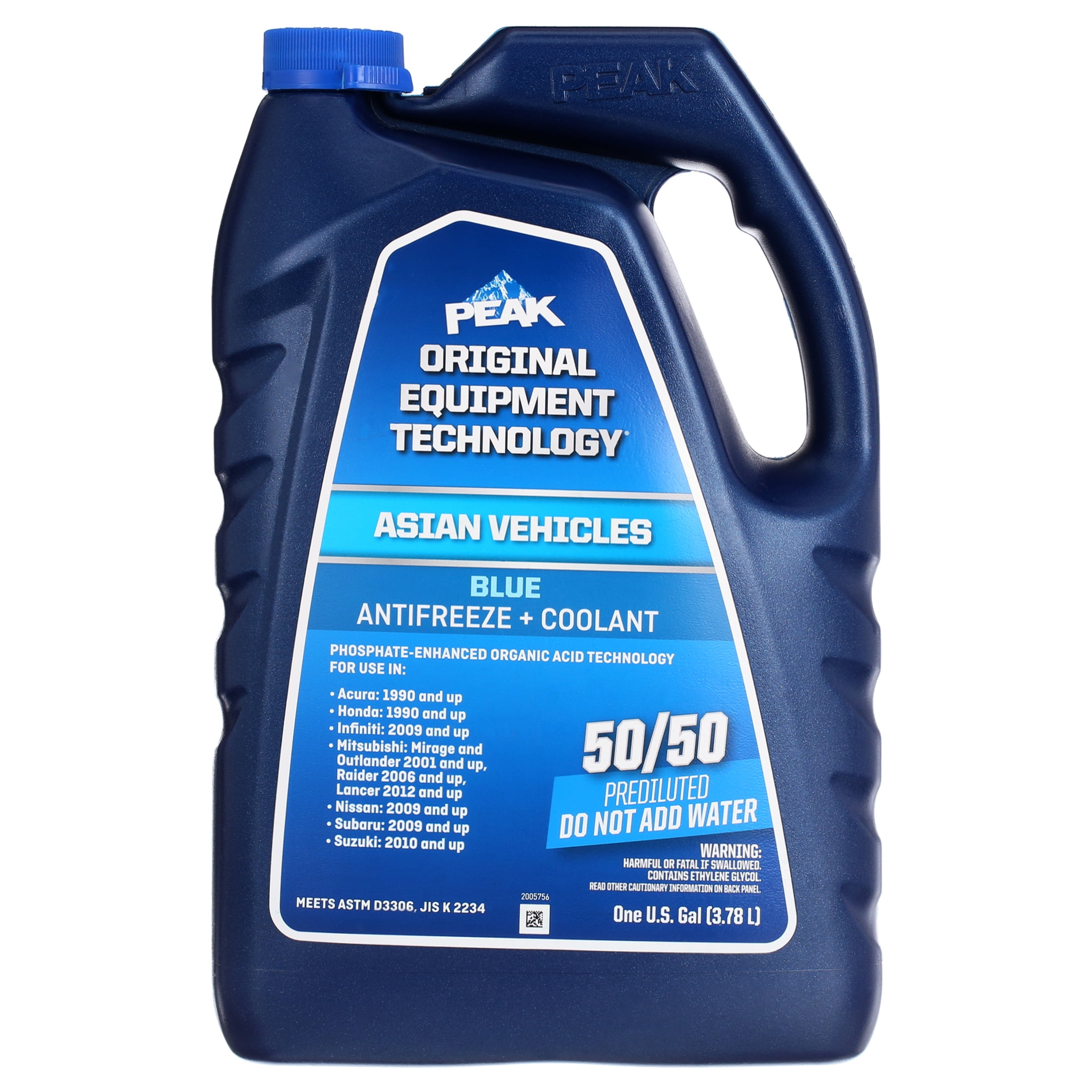 PEAK Original Equipment Technology Antifreeze + Coolant for Asian ...
