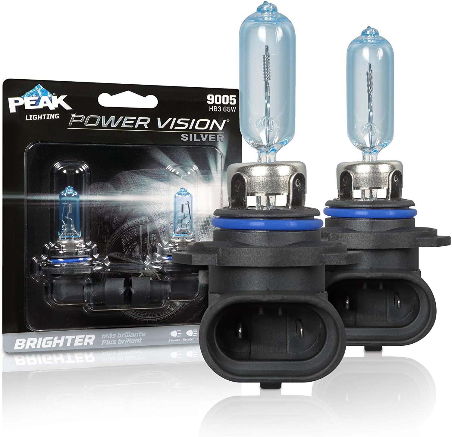 PEAK Power Vision Silver Automotive High Performance 9005/HB3 65W ...