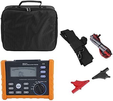 PEAKMETER MS5203 Digital Insulation Tester 50-1000V Automatic PI DAR ...