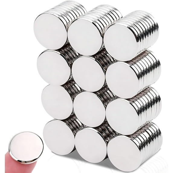PEAKTREND 100 Pcs Strong Round Small Rare Earth Magnets, Mini ...