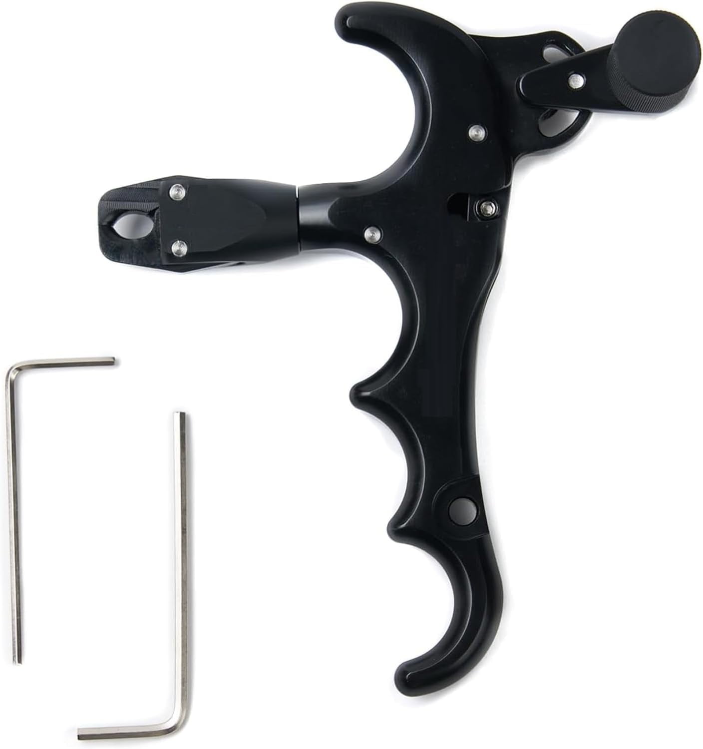 PEAKTREND Compound Bow Aid Releaser，Adjustable Can Rotate 360° Thumb ...