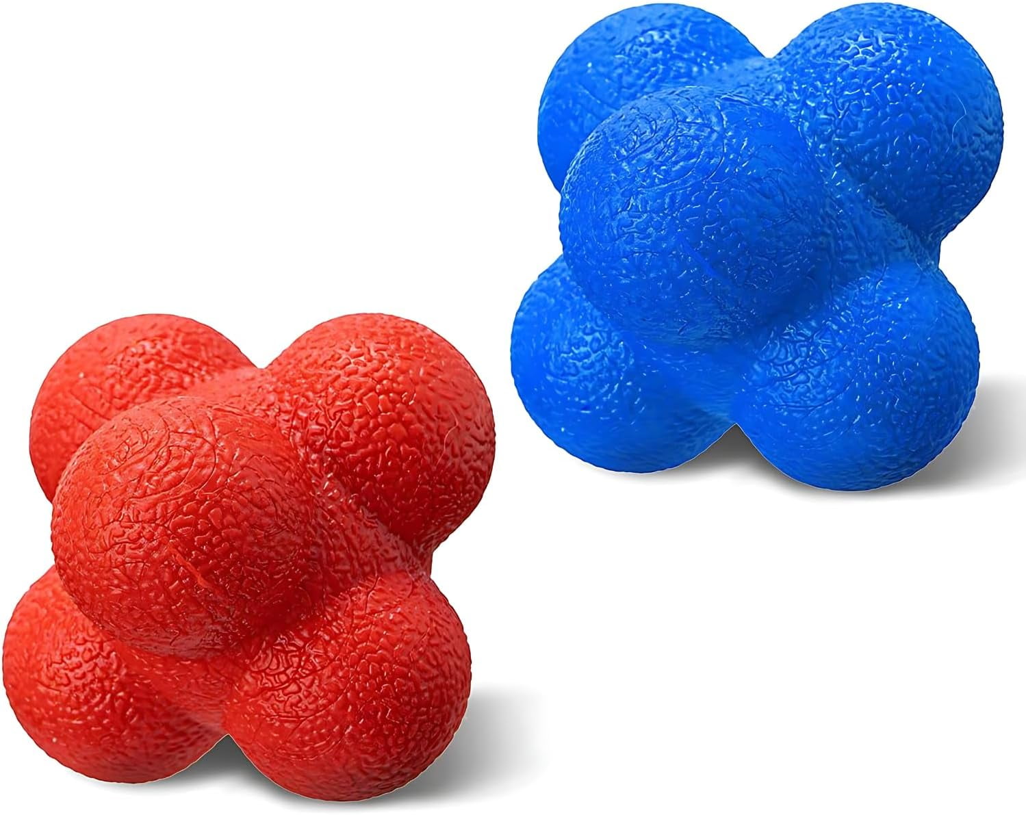 PEAKTREND Hexagonal Reaction Ball High-Density Rubber Foam Bounce for ...