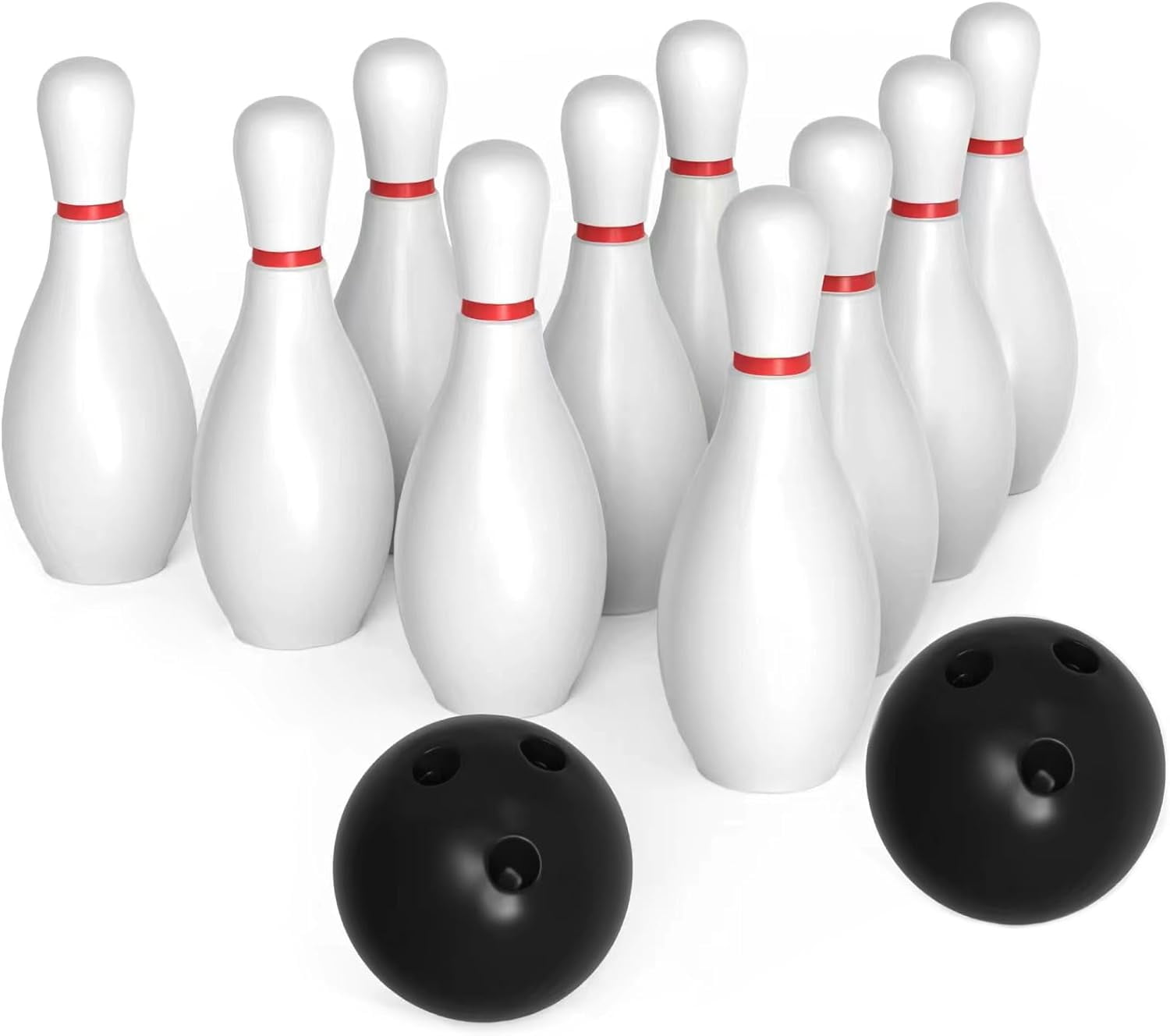 PEAKTREND Large Size Thickened Kids Bowling Set, Indoor and Outdoor ...