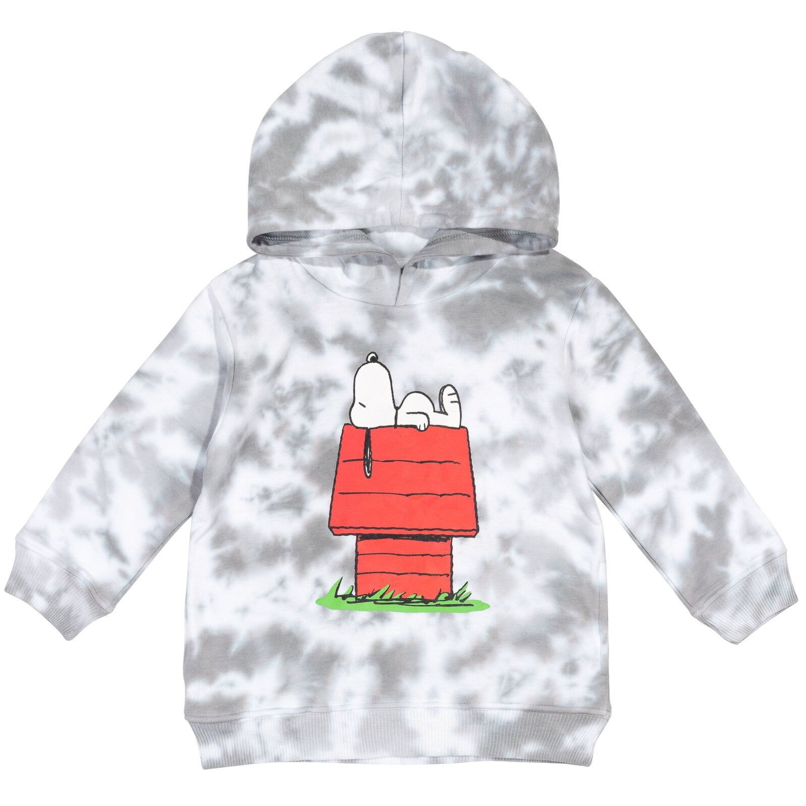 PEANUTS Snoopy Fleece Pullover Hoodie Tie Dye Toddler to Big Kid ...