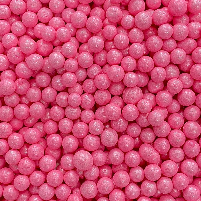 PEARL CANDIES 7 mm SHIMMER BRIGHT PINK 2lbs - Walmart.com