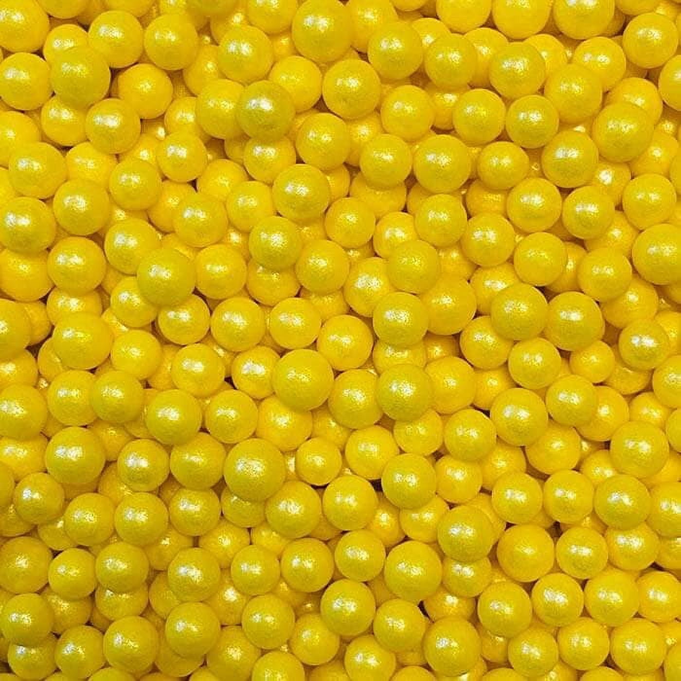 PEARLS CANDIES 7 MM SHIMMER YELLOW 2 LB - Walmart.com