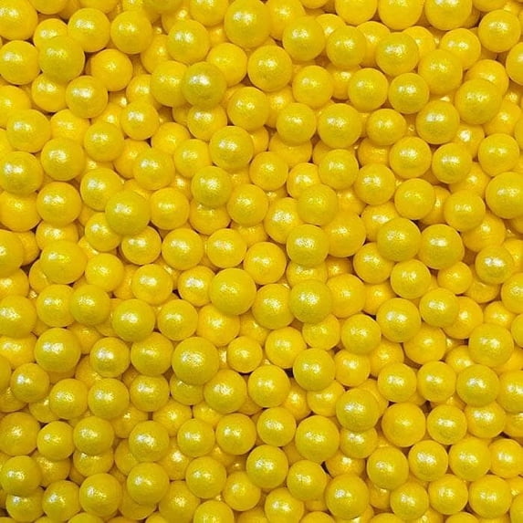 PEARLS CANDIES 7 MM SHIMMER YELLOW 2 LB - Walmart.com
