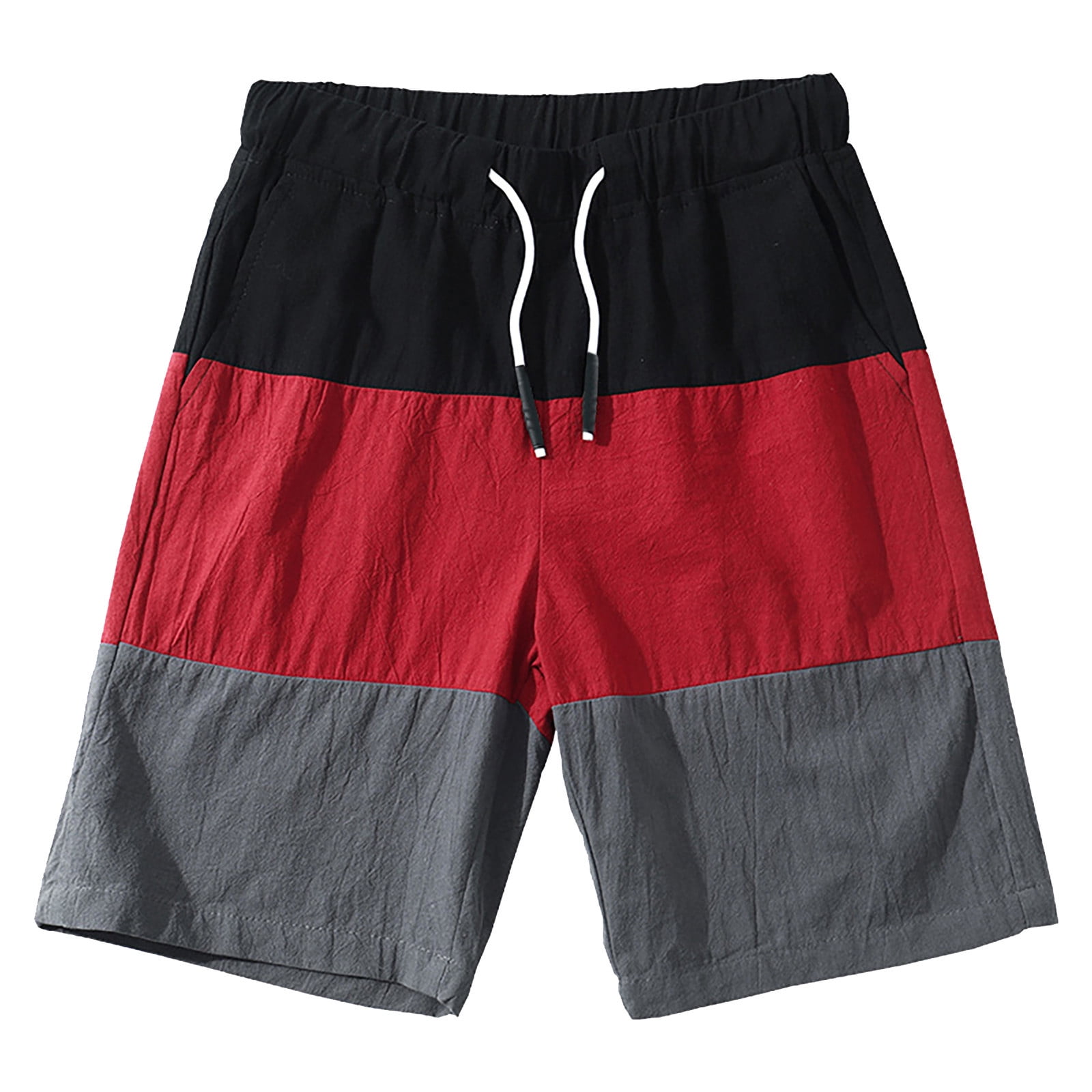 PEASKJP Biker Shorts Casual Summer Plus Size Pull On Swim Trunks with ...