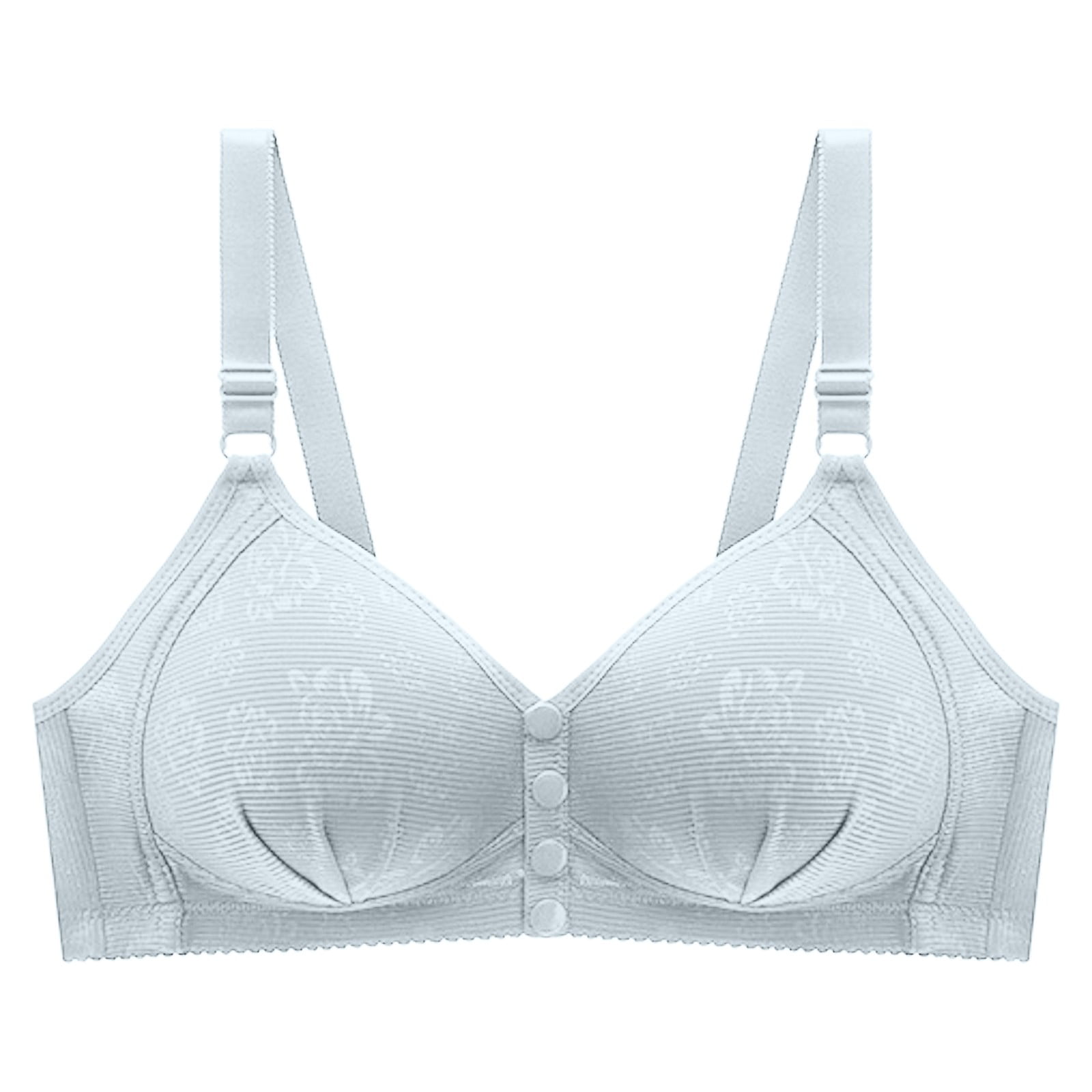 PEASKJP Bras for Women Women's Full Coverage Floral Lace Underwired Bra ...