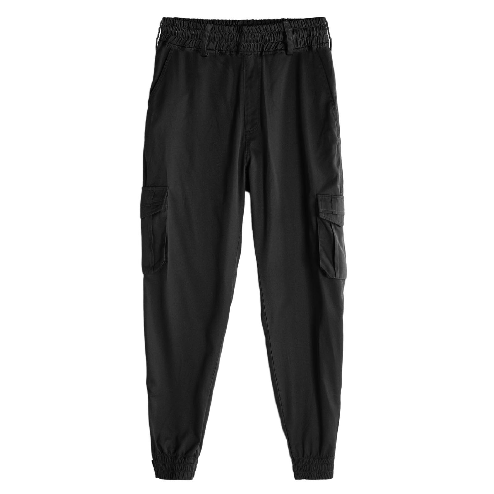 PEASKJP Cargo Pants for Men Big and Tall Mens Cargo Pants Loose Fit ...