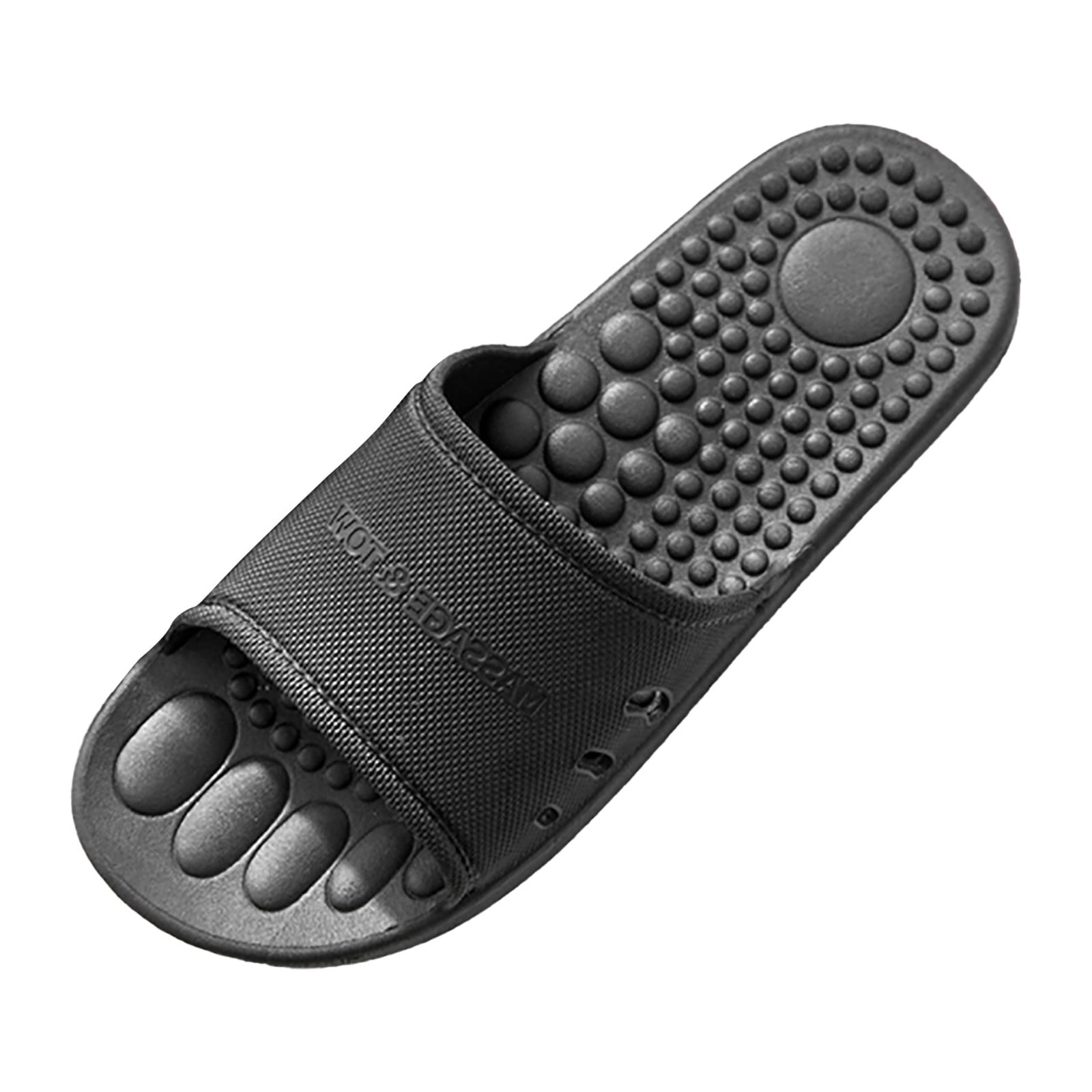 Peaskjp Comfortable Sandals For Men Mens Bathroom Shower Slippers Indoor Home Beach Non Slip