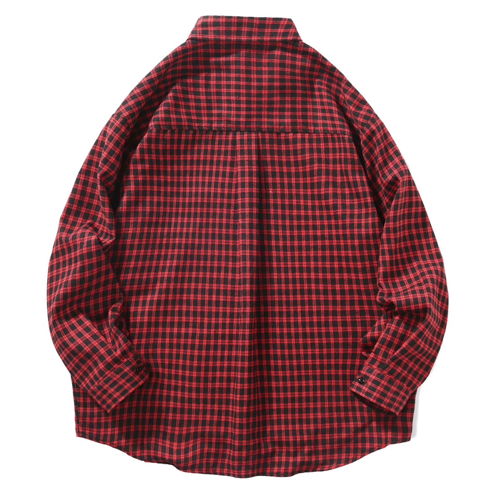 PEASKJP Dress Shirt for Men Winter Dress Shirt for Men Festival Button ...