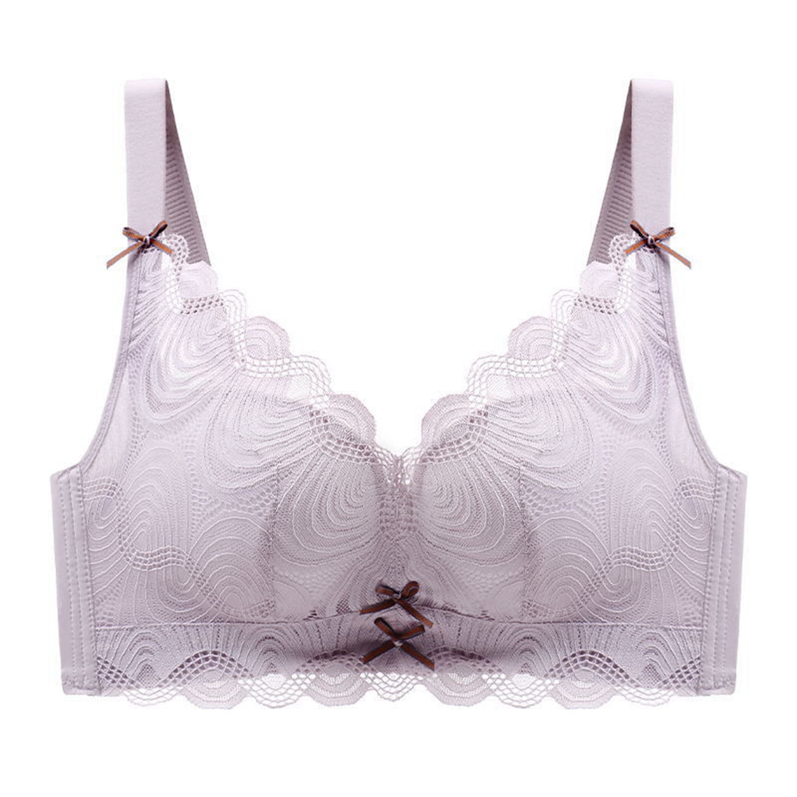 PEASKJP Everyday Bras Plus Size Women's Push Up Bra Deep V Plunge ...