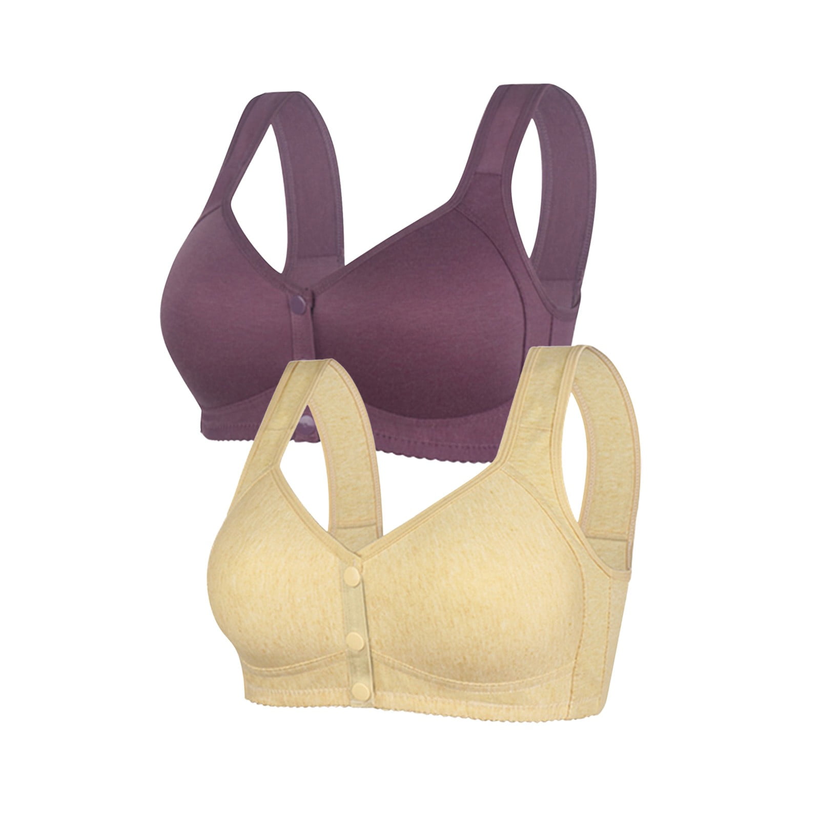 PEASKJP Everyday Bras Women's Easy Underarm smoothing With Seamless ...