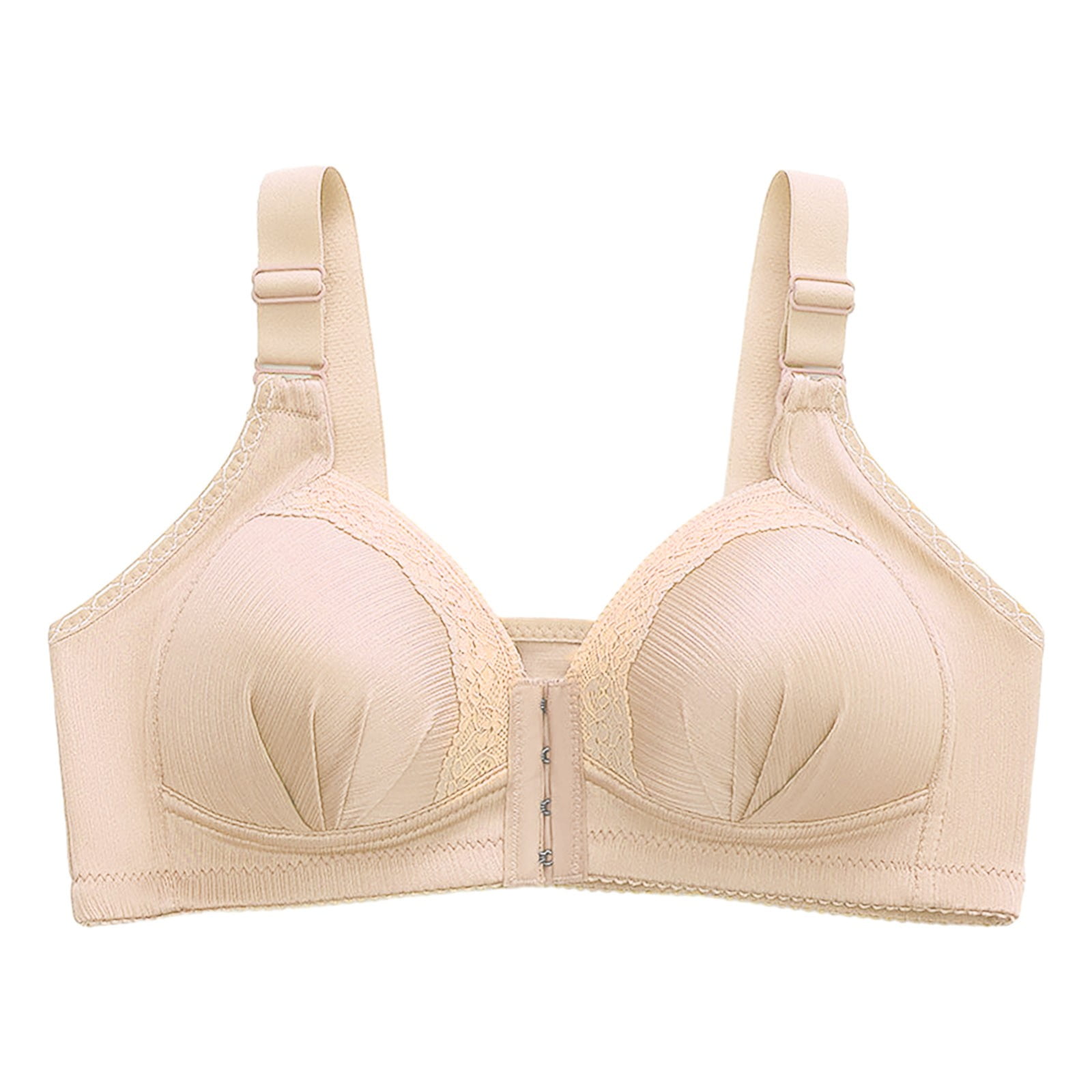 PEASKJP Everyday Bras Women's Full Figure Beauty Back Smoothing Bra ...
