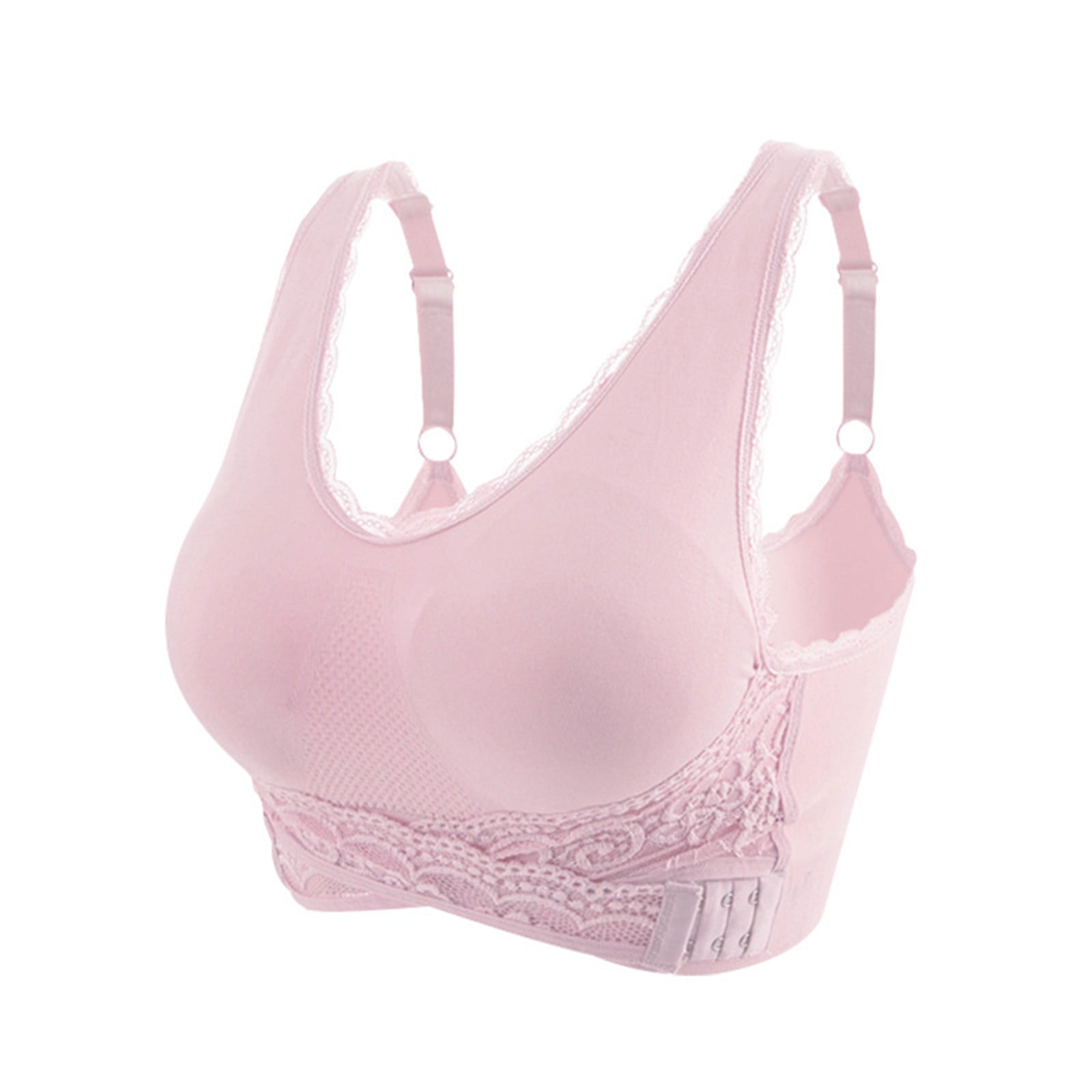 PEASKJP Everyday Bras Women’s Wireless Beyond Comfort Bra with Seamless ...