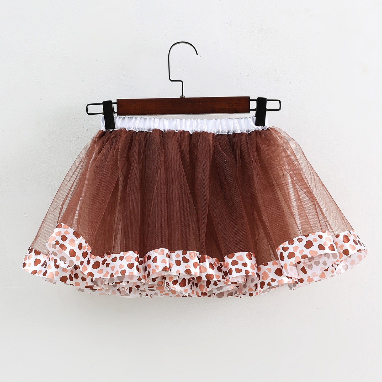 PEASKJP Girls Sequin Skirt Girls Tulle Skirts A-line Mesh Skirt Short Tutu Skirts Dress for ...