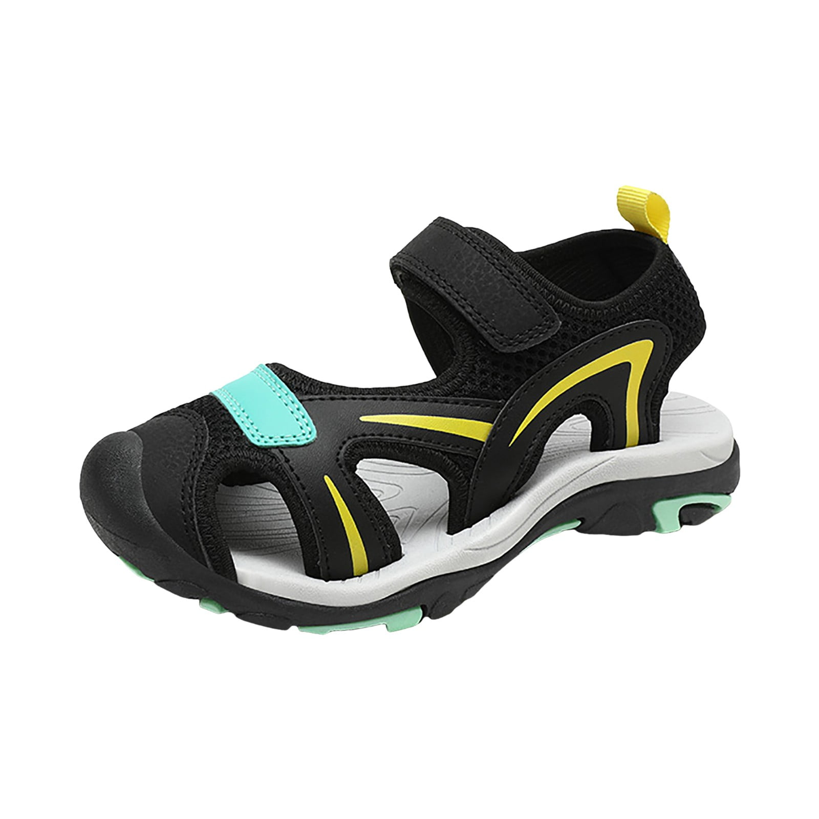PEASKJP Kids Sandals Boy's Girl's Summer Beach Outdoor Closed-Toe Sport ...