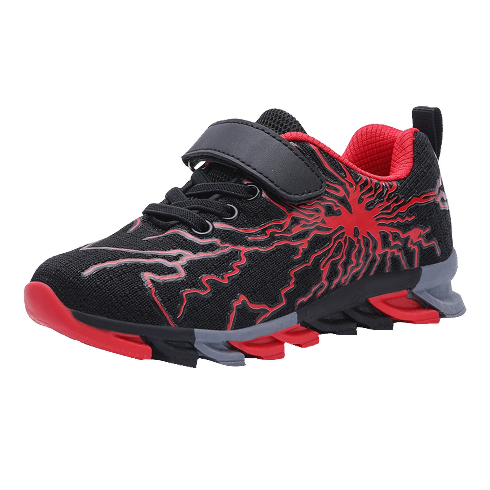 PEASKJP Kids Sneakers Boys Cool Print Running Tennis Shoes Lightweight ...