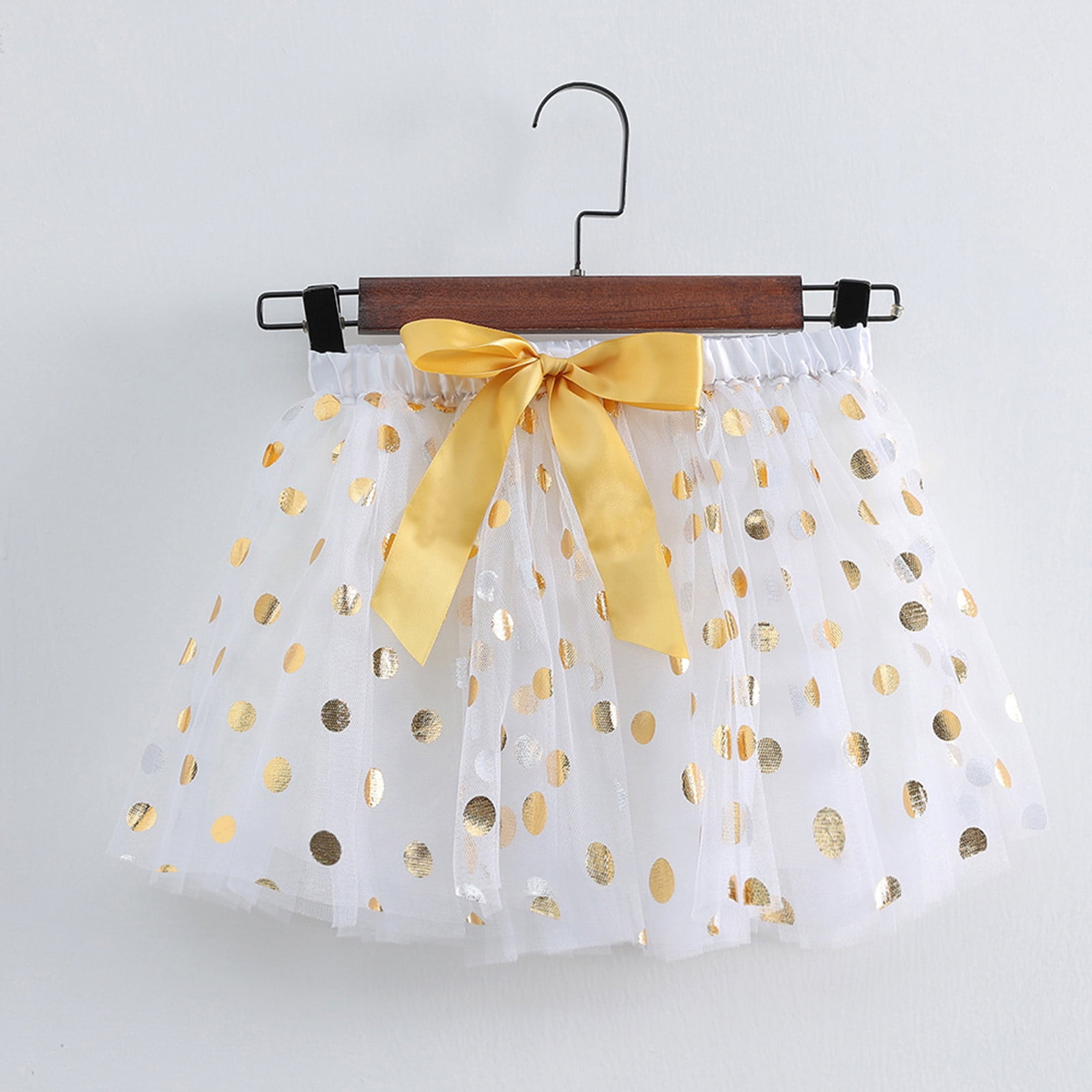 PEASKJP Little Girls Tutu Girls Tulle Skirts A-line Mesh Skirt Short Tutu Skirts Dress for ...