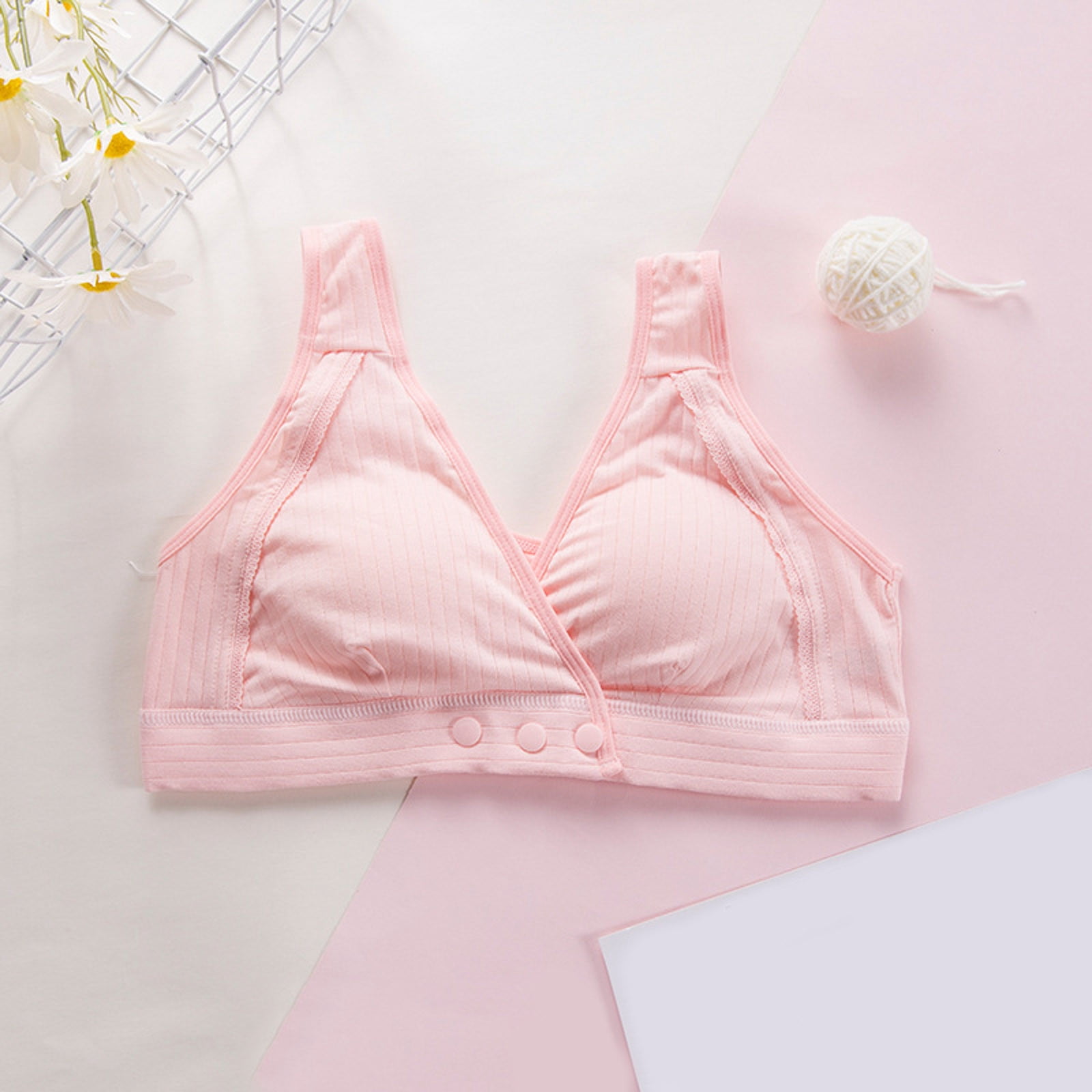PEASKJP Maternity Bras for Pregnancy Nursing Bras for Breastfeeding ...