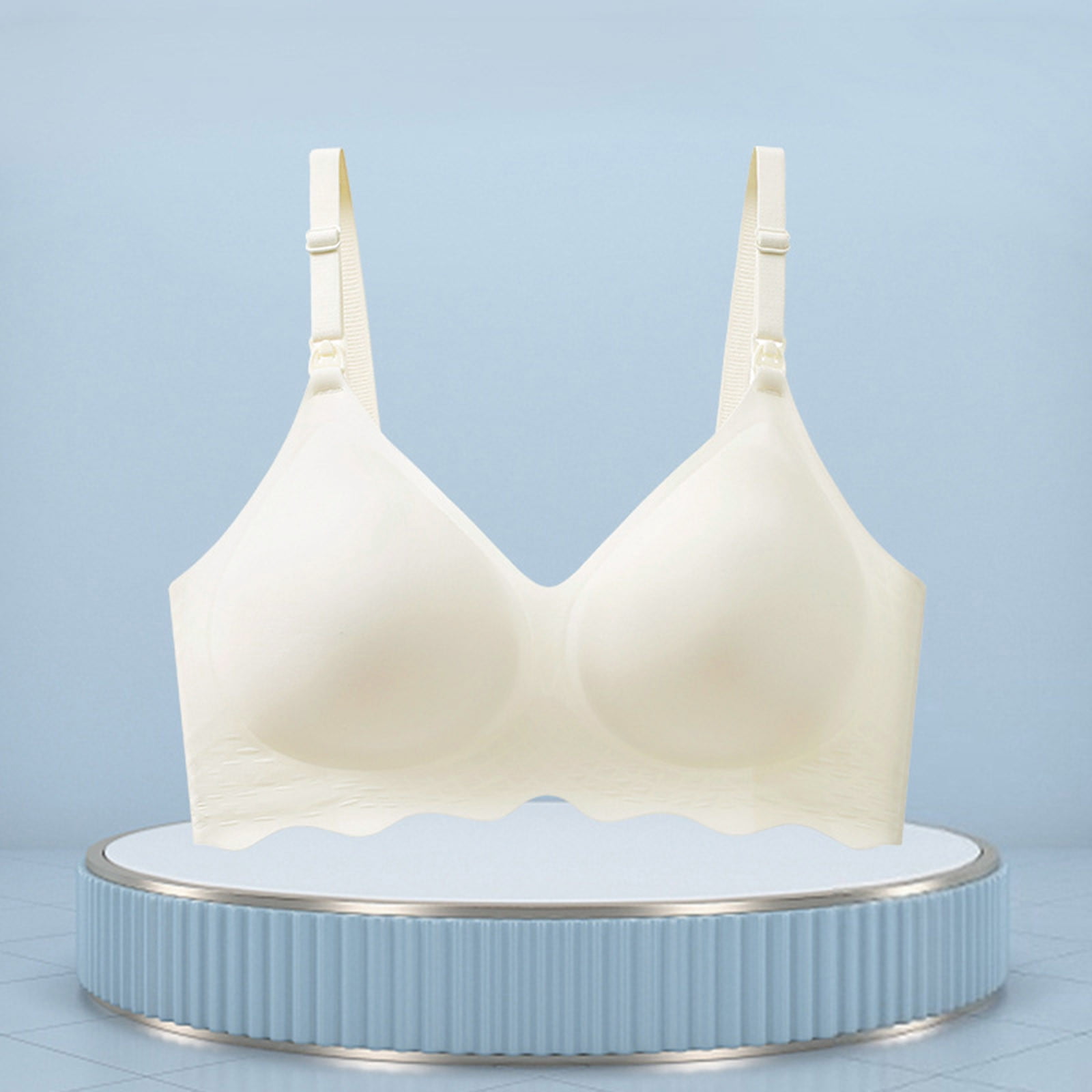 Peaskjp Maternity Bras For Pregnancy Supportive Full Bust Seamless