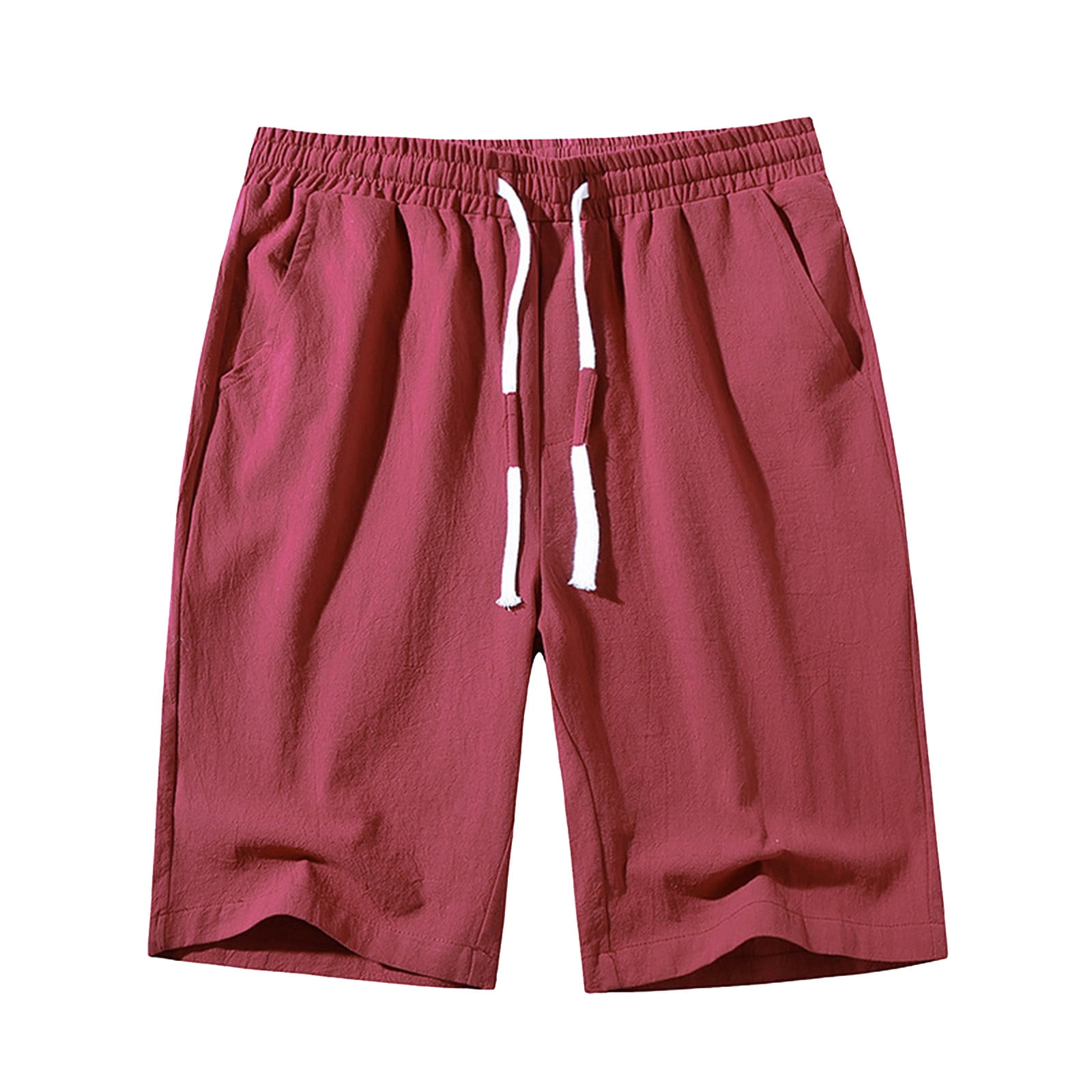 PEASKJP Men Shorts Summer Men's Classic Cargo Stretch Short Casual ...