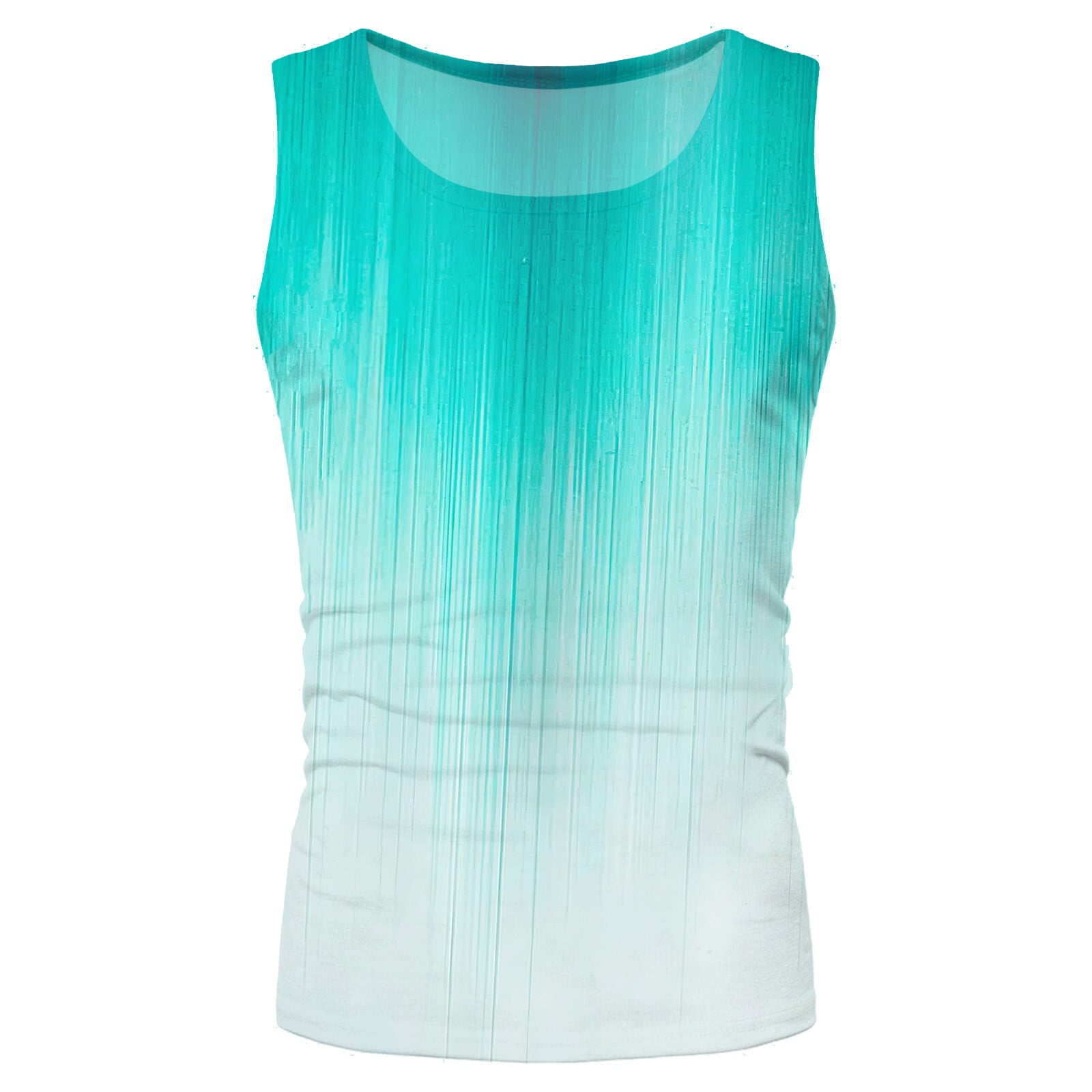 Peaskjp Men Tank Tops Basic Tank Tops For Men Beach Workout Muscle Tanks Mint Greenxl