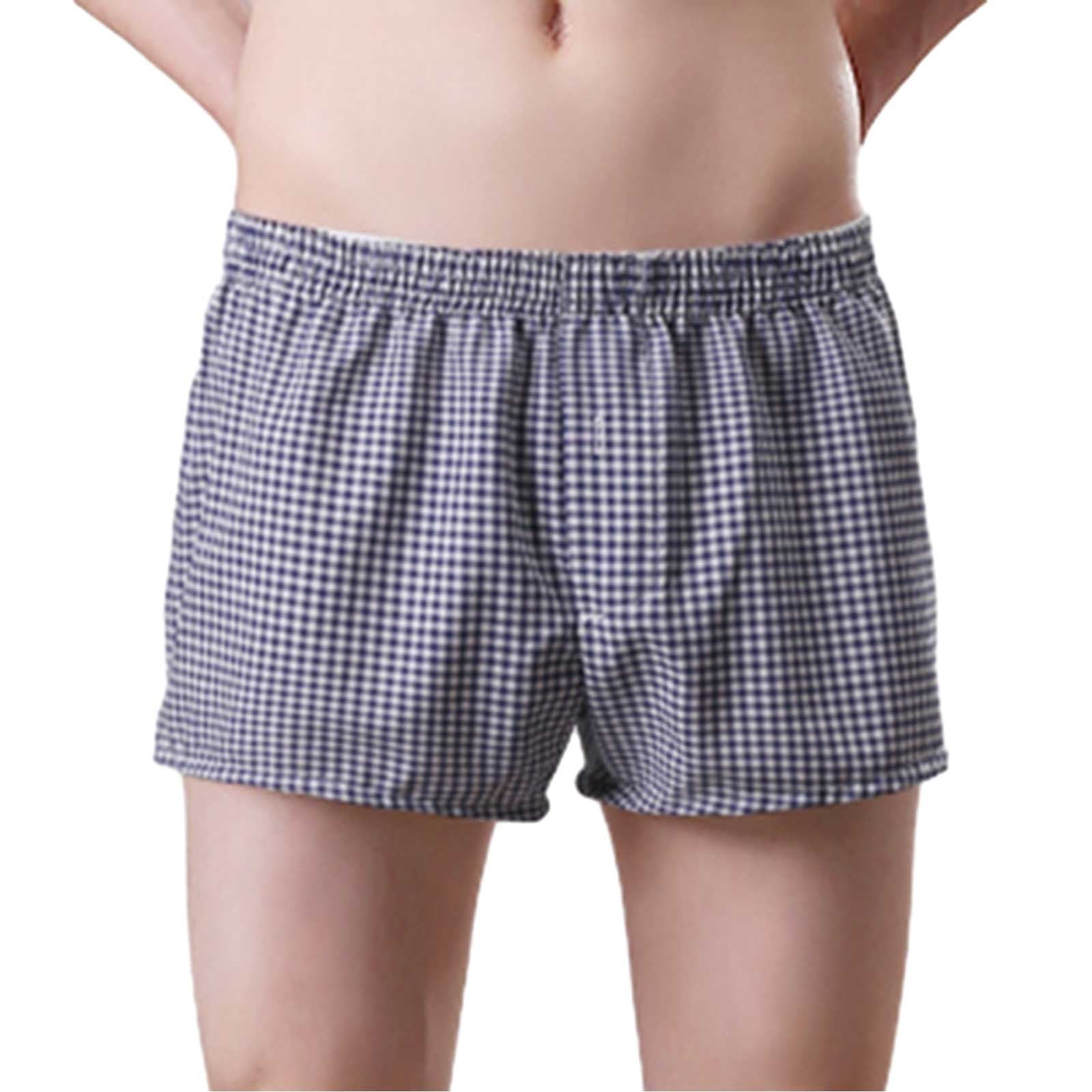 PEASKJP Men Trunk Big and Tall Mens Classic Fit Cotton Briefs, Trunks ...