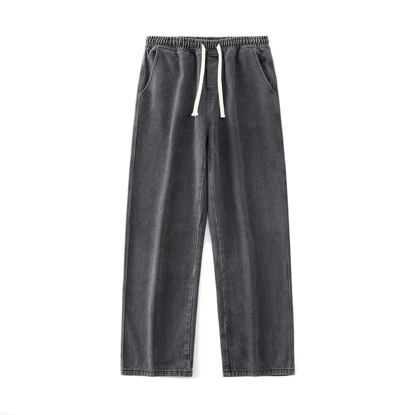 PEASKJP Men's Jeans Regular Fit Men's Slim Fit Comfort Flex Waist Jean ...